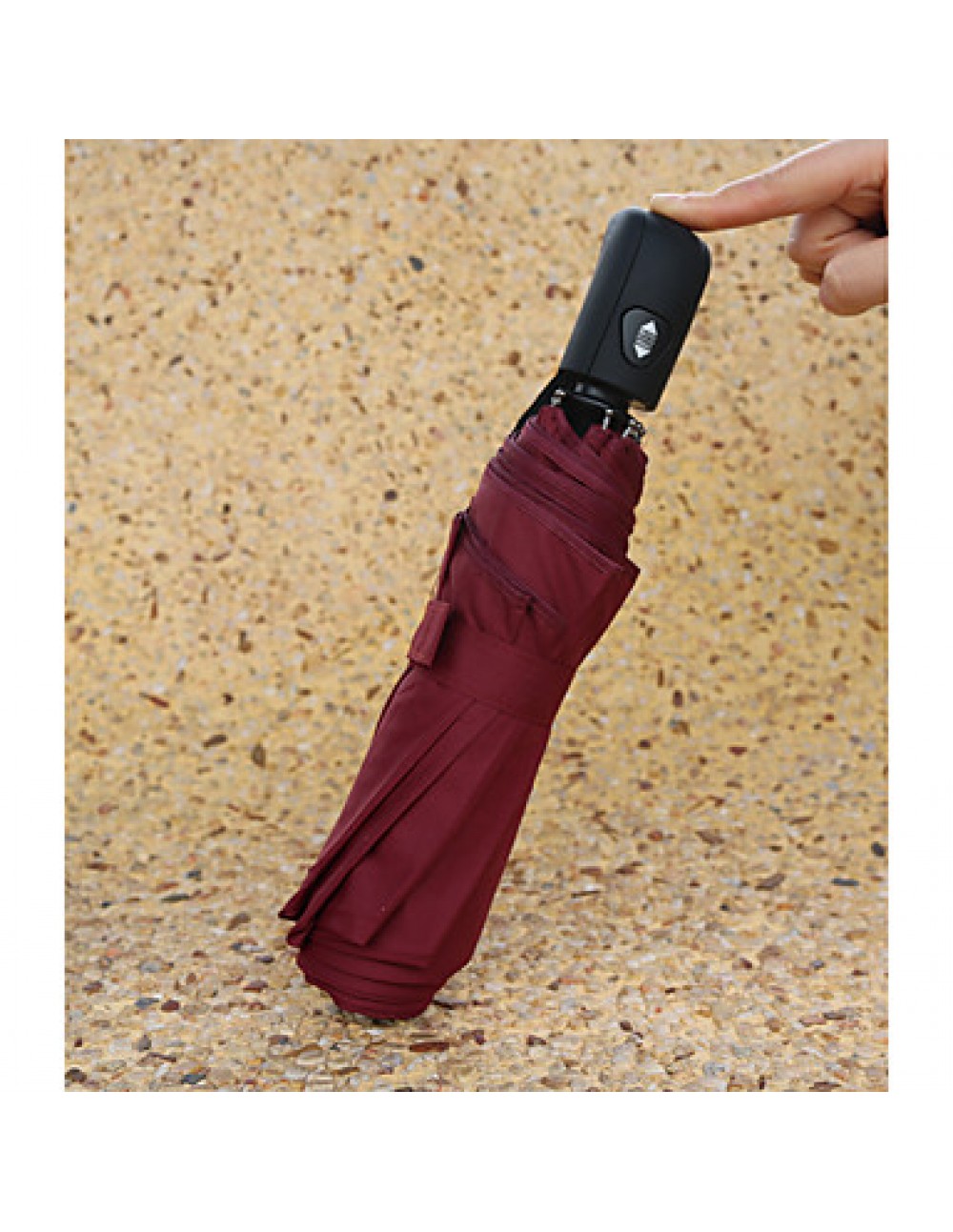 Auto Open Umbrella Solid Automatic Umbrella Windproof Rainproof ...