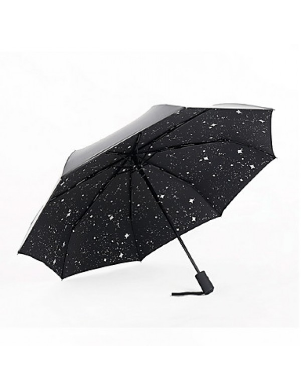 Starry Sky Sunny And Rainy Umbrella